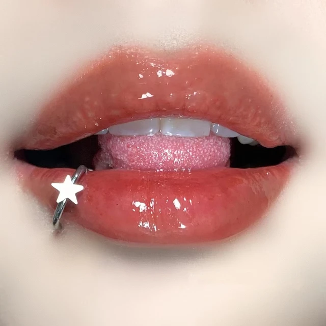 1PC Star Lip Piercing Snake Bites Lip Ring C Shape, 53% OFF