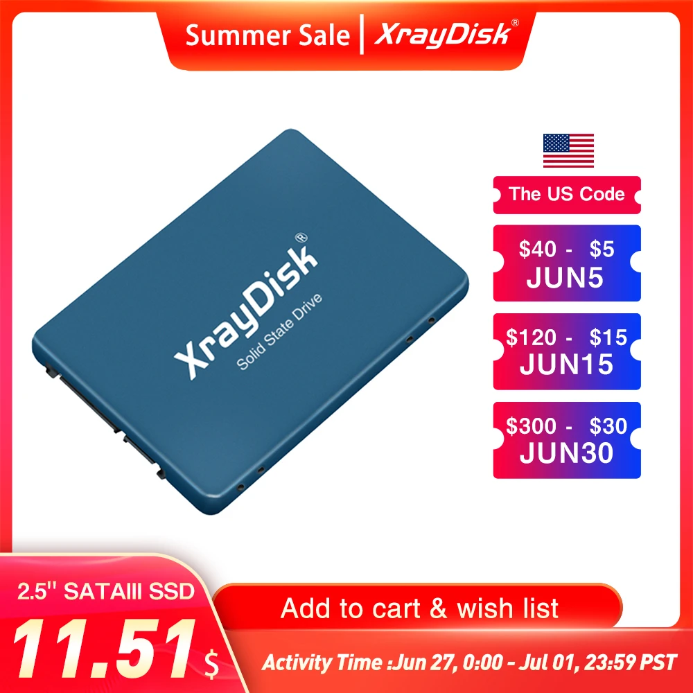 Xraydisk 2.5''sata3 Ssd 120gb 128gb 240gb 256gb 60gb 480gb 512gb 1tb Hdd Internal Solid State ...