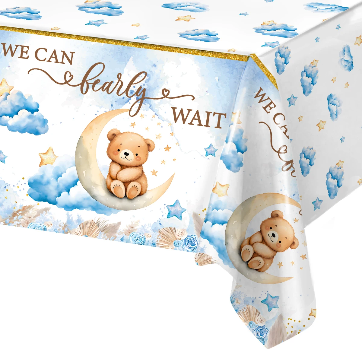 Teddy-Bear-Party-Disposable-Tablecloth-Cartoon-Bear-Birthday-Party ...