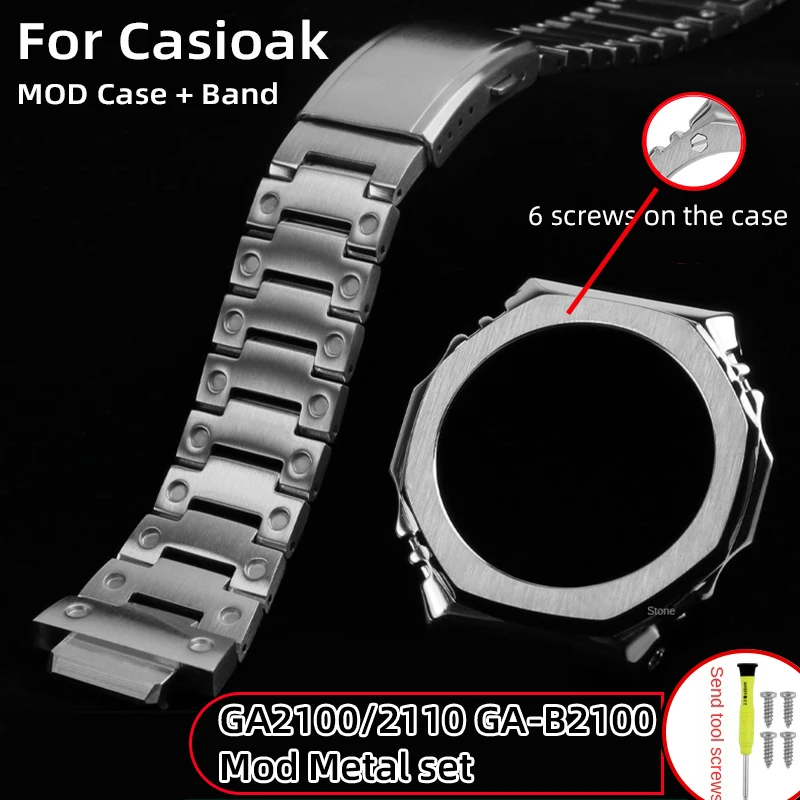 GA2100 mod kit for G-shock GA-2100 GA2110 case ga2100 2110 bezel ...