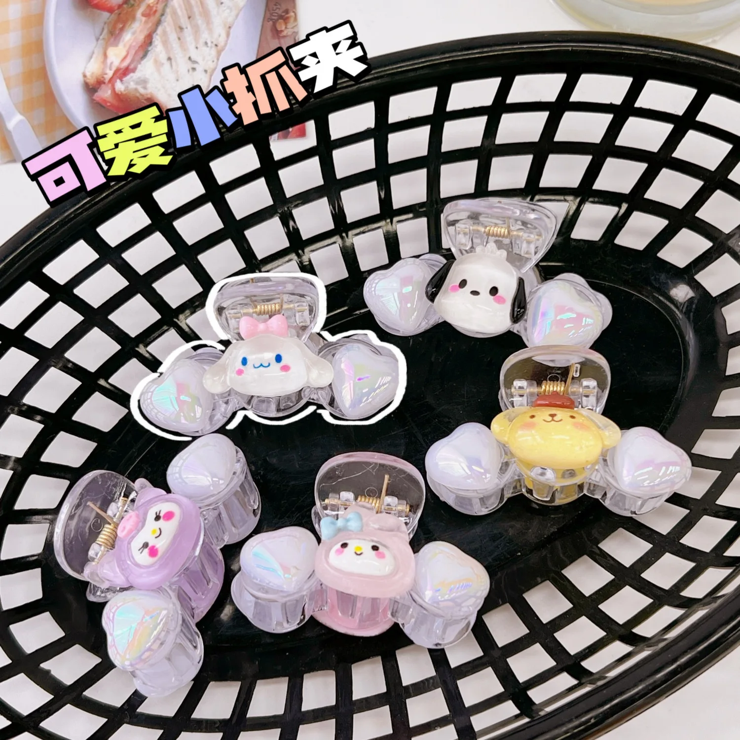 Fashion-Cartoon-Anime-Catch-Clips-Hair-Claws-Women-Female-Girls-Sweet ...
