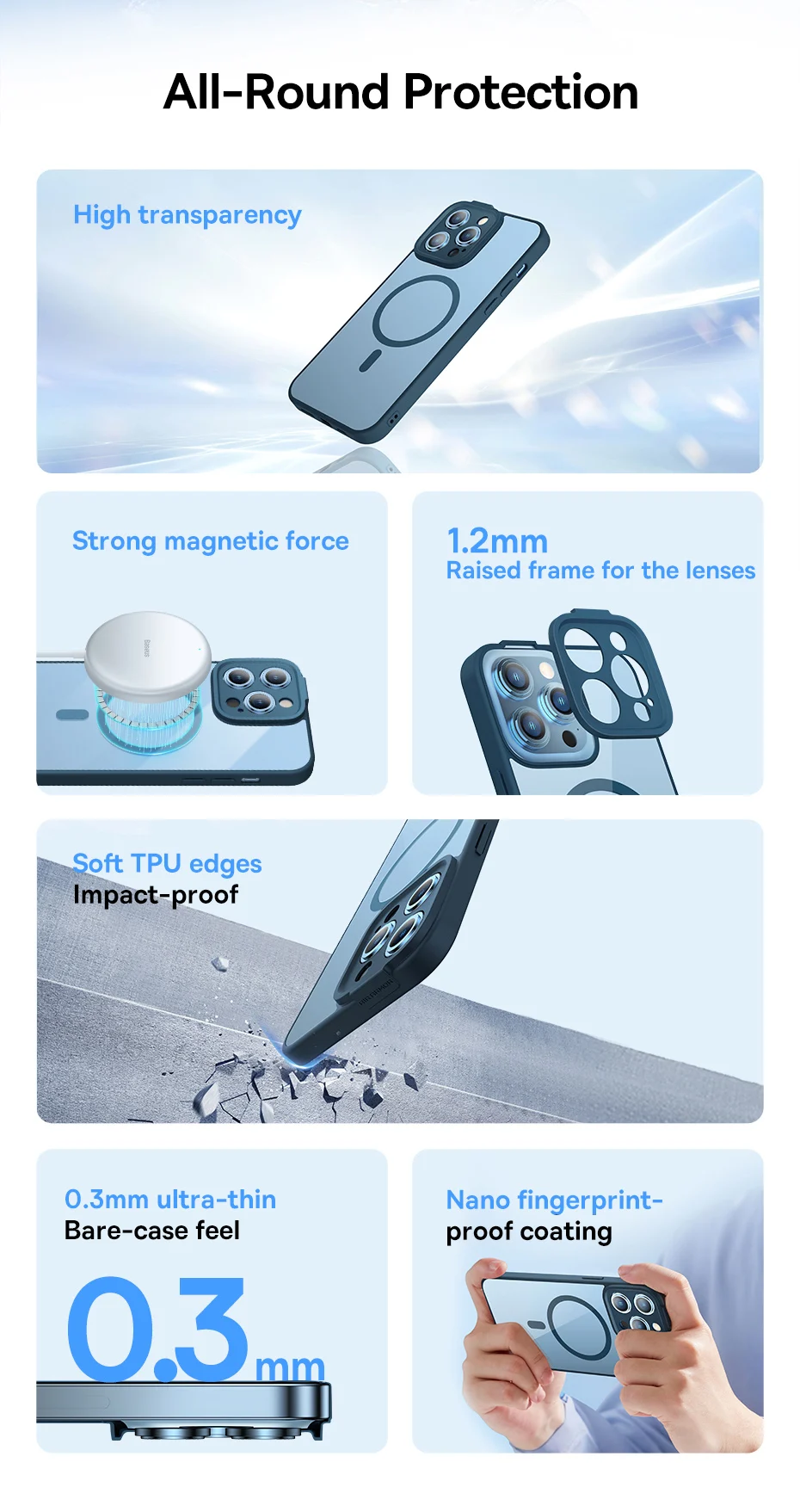 Baseus Frame Series Magnetic Case for iPhone 14 Series