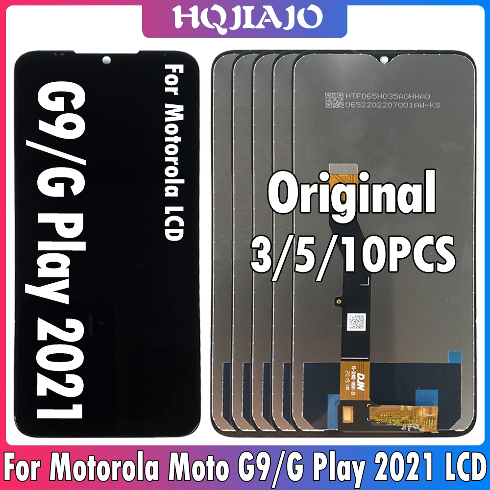 3/5/10pcs Original For Motorola Moto G Play 2021 Lcd Xt2093-3 Display ...