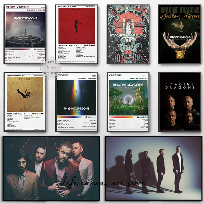 Imagine Dragons Night Visions Tour Poster