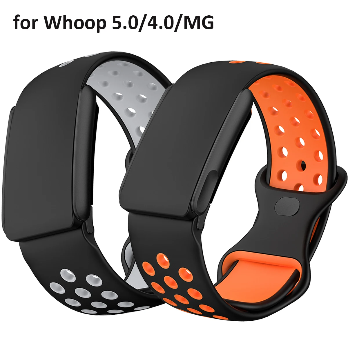 Compatible with WHOOP 5.0/MG Wristband Soft-Touch Silicone Waterproof ...