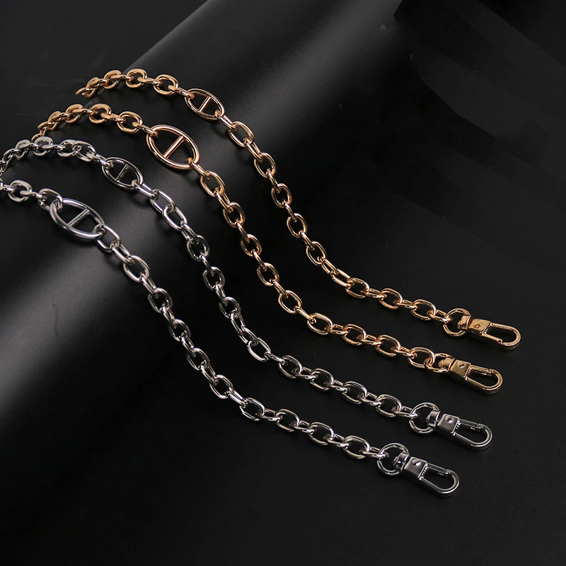 120cm-Steel-Bag-Chain-Gold-Silver-Replacement-Detachable-Metal-Purse ...