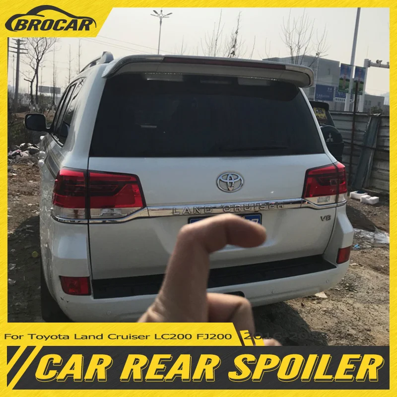 For-Toyota-Land-Cruiser-LC200-FJ200-Rear-Roof-Spoiler-2016-2023-ABS ...