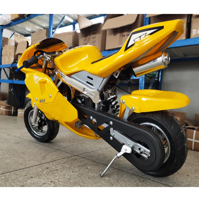 49cc Pocket Bike Yellow