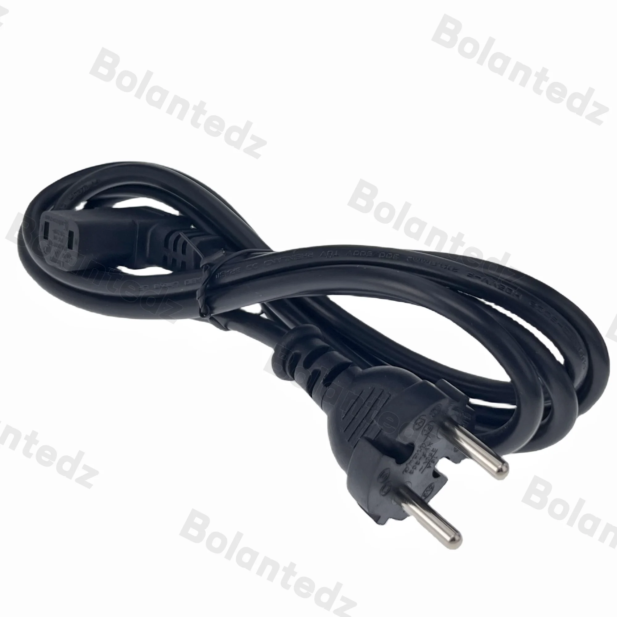 1-8M-Denmark-2Prong-Male-Plug-To-IEC320-C17-Female-Adapter-AC-Power ...