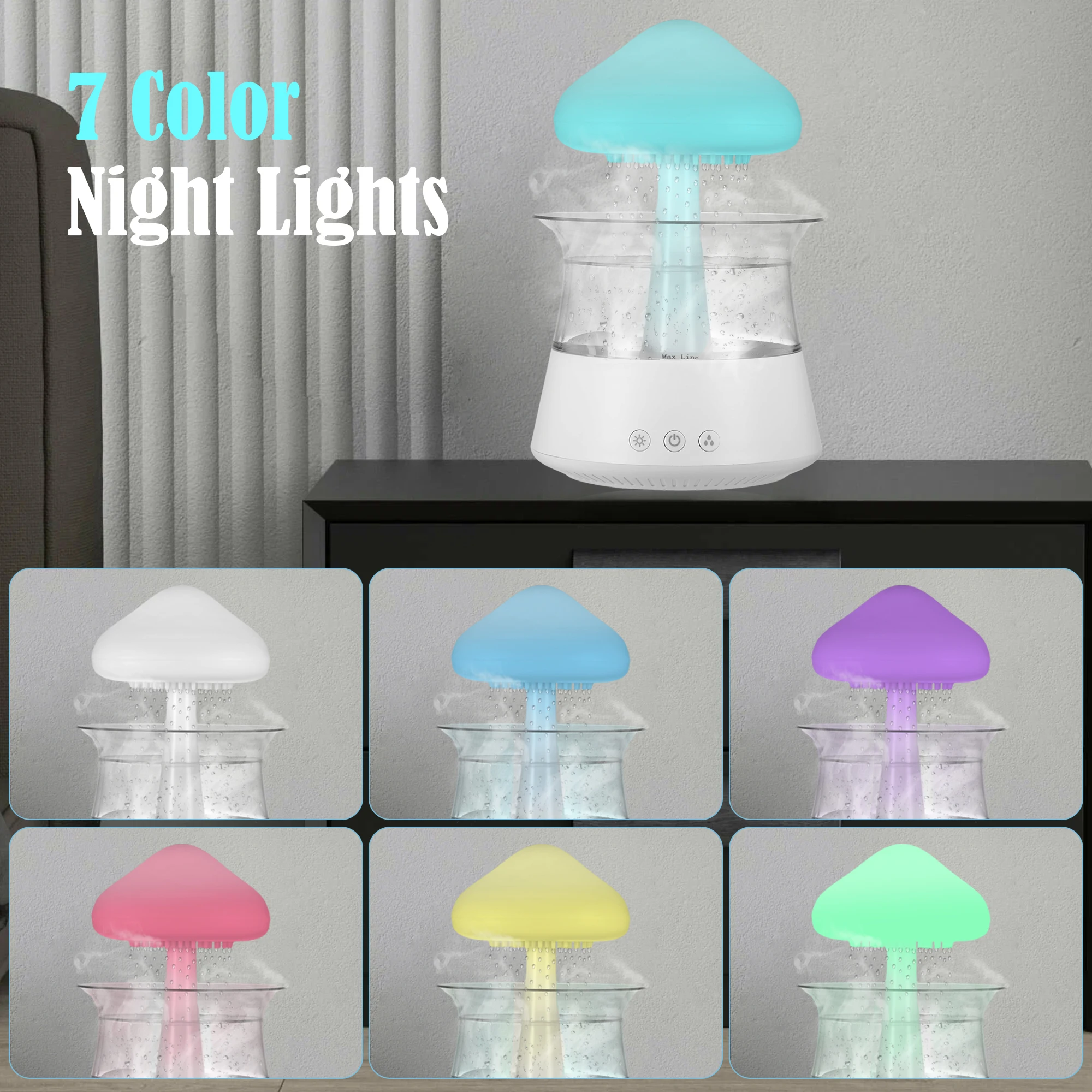 Rain-Cloud-Night-Light-Humidifier-with-Raining-Water-Drop-Sound ...