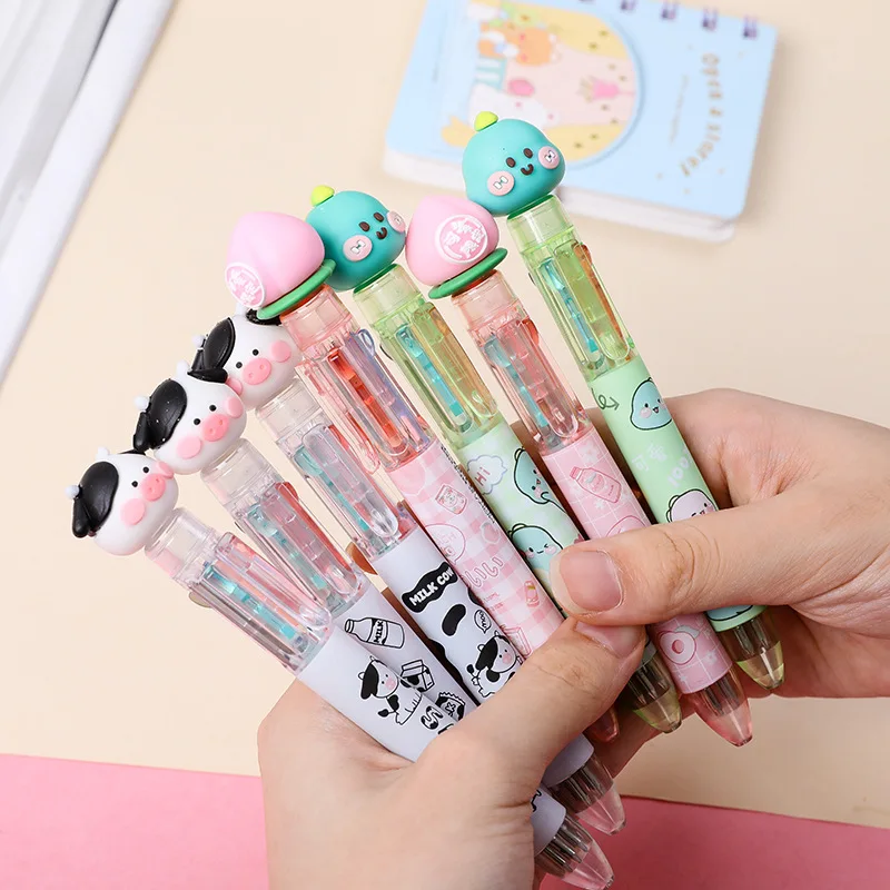 20pcs Cartoon Ballpoint Pen 4 Colors Writing Pens Students Stationery 0 ...