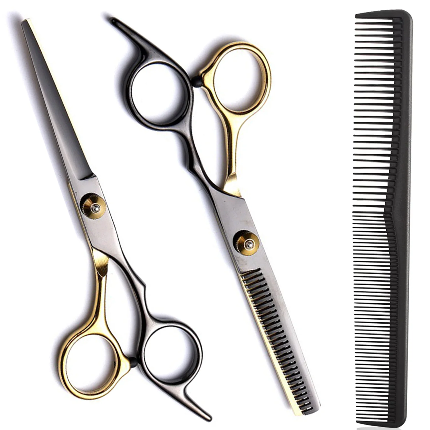 Hair-Cutting-Scissors-Thinning-Shears-Kit-Professional-Barber ...