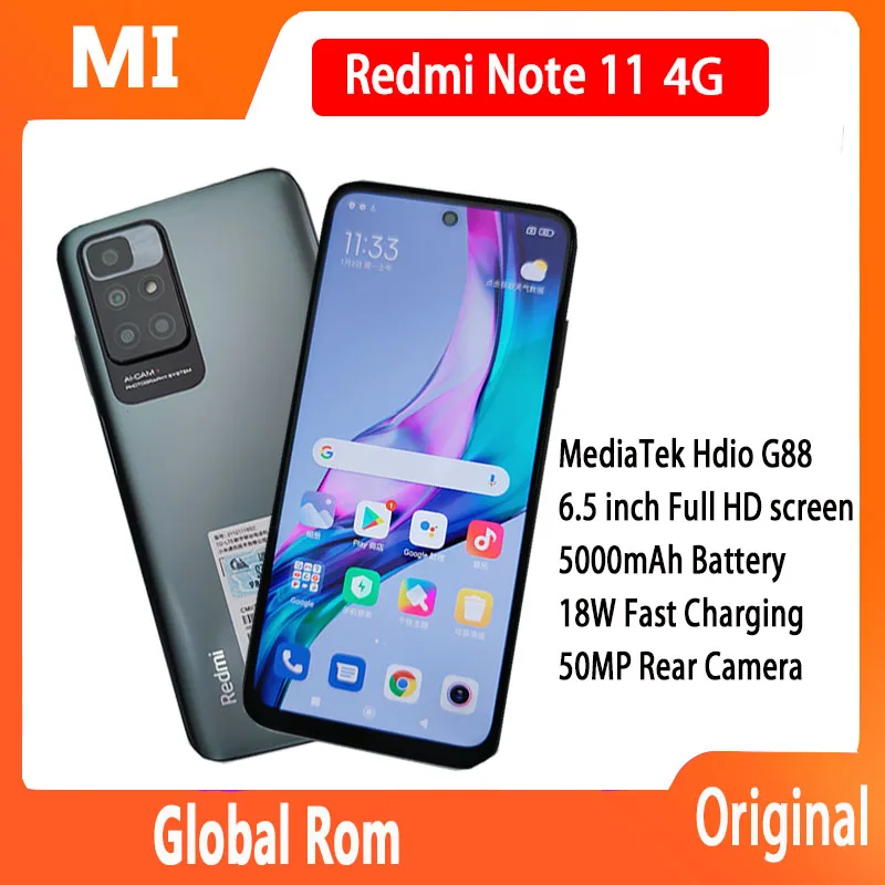 Original-Redmi-Note-11-Smartphone-4G-Redmi-10-4GB-128GB-6-5-FHD-5000mAh ...