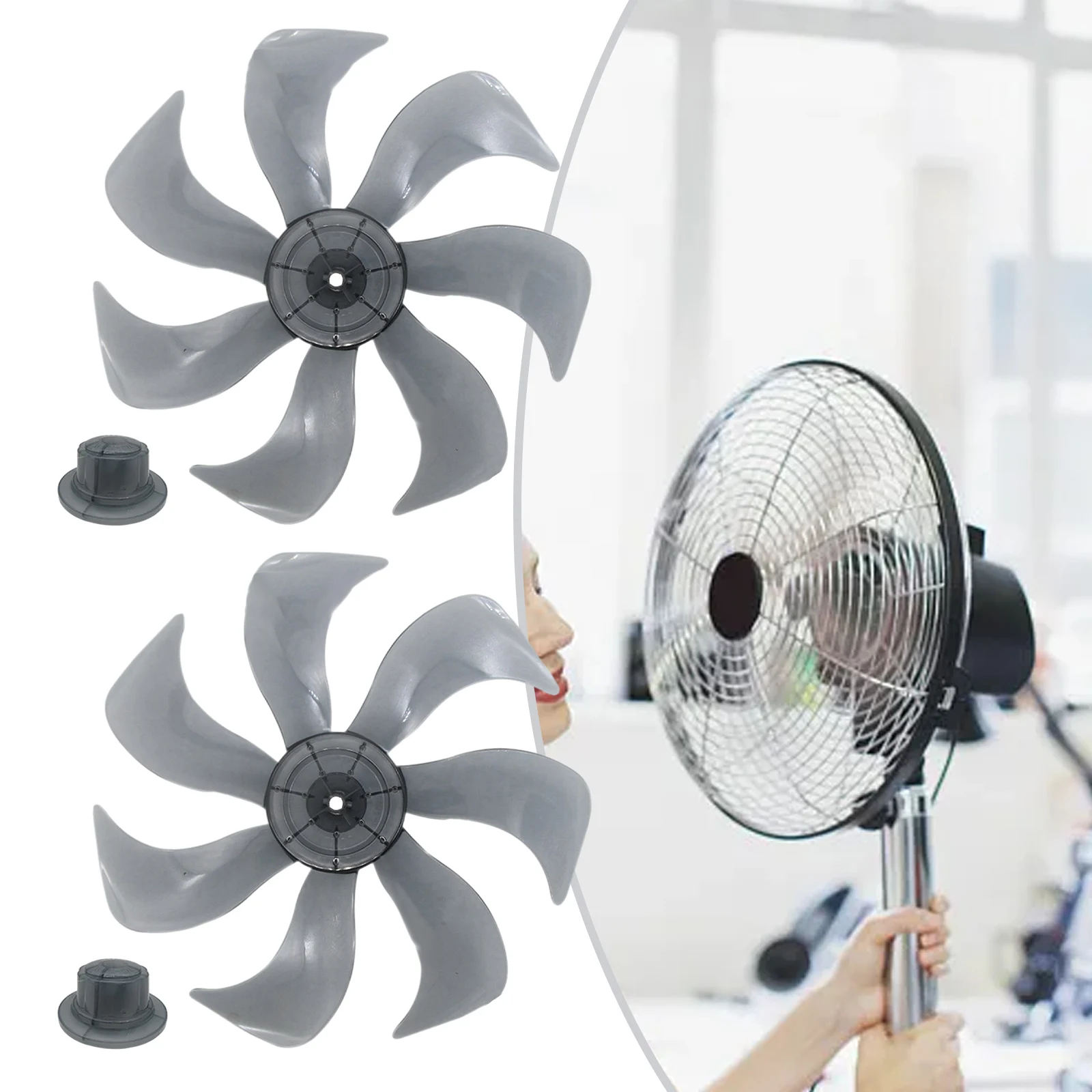 14-inch-7-blade-Electric-Fan-Blade-Replacement-Parts-Low-Noise-High ...