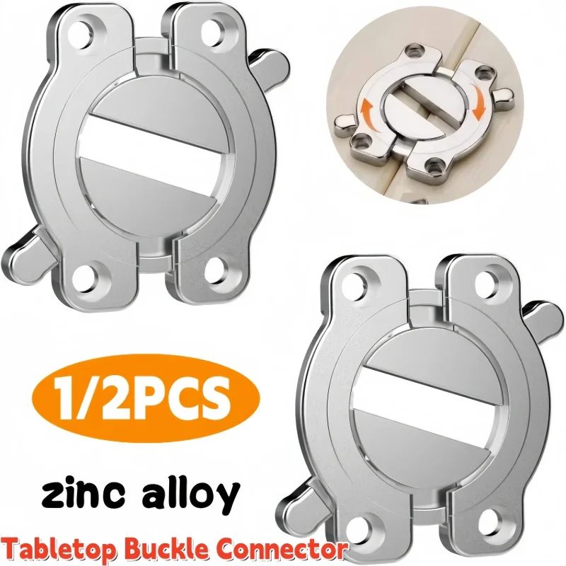 1/2pcs Tabletop Splicing Connector Table Furniture Folding Hinges ...