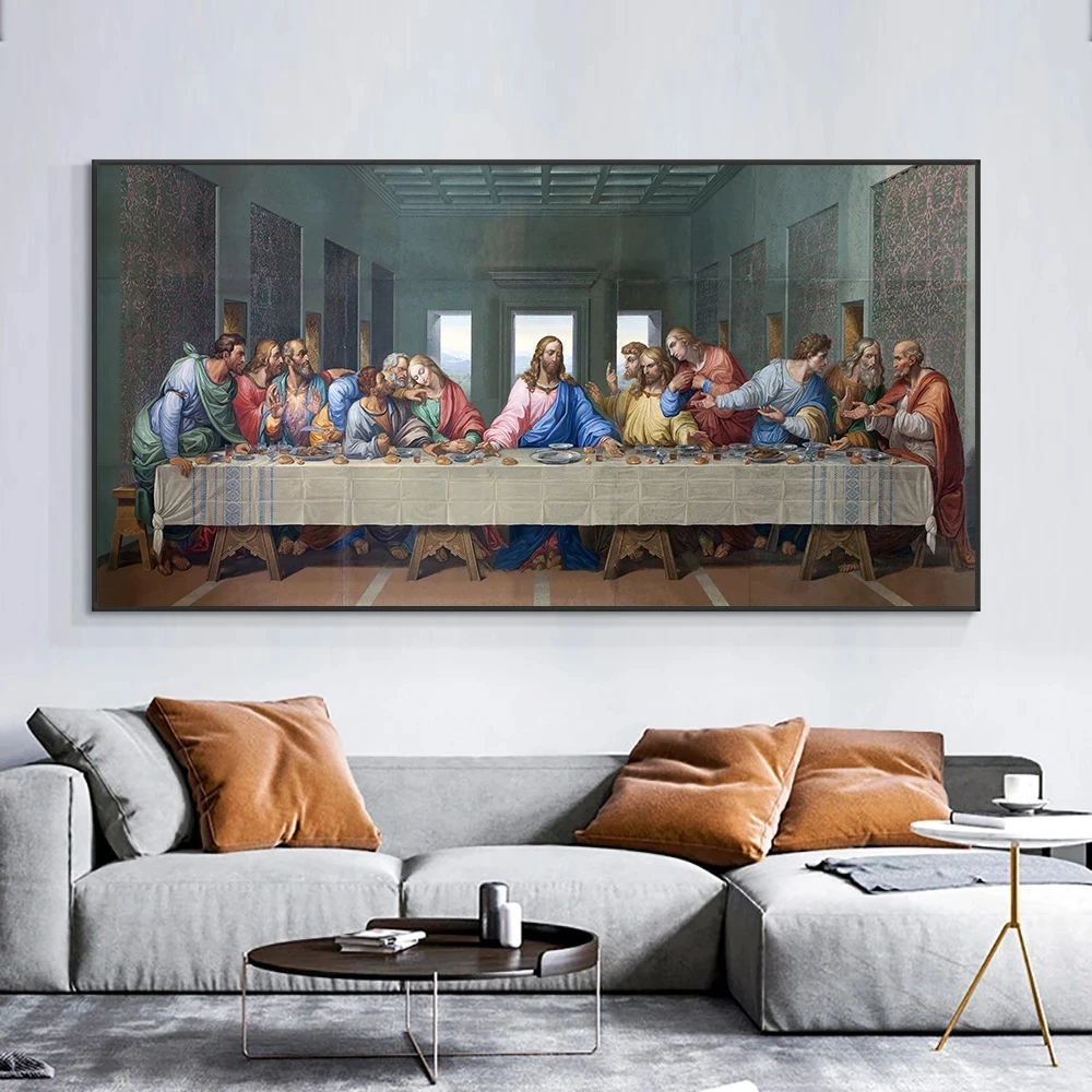 The Last Supper Painting By Leonardo Da Vinci
