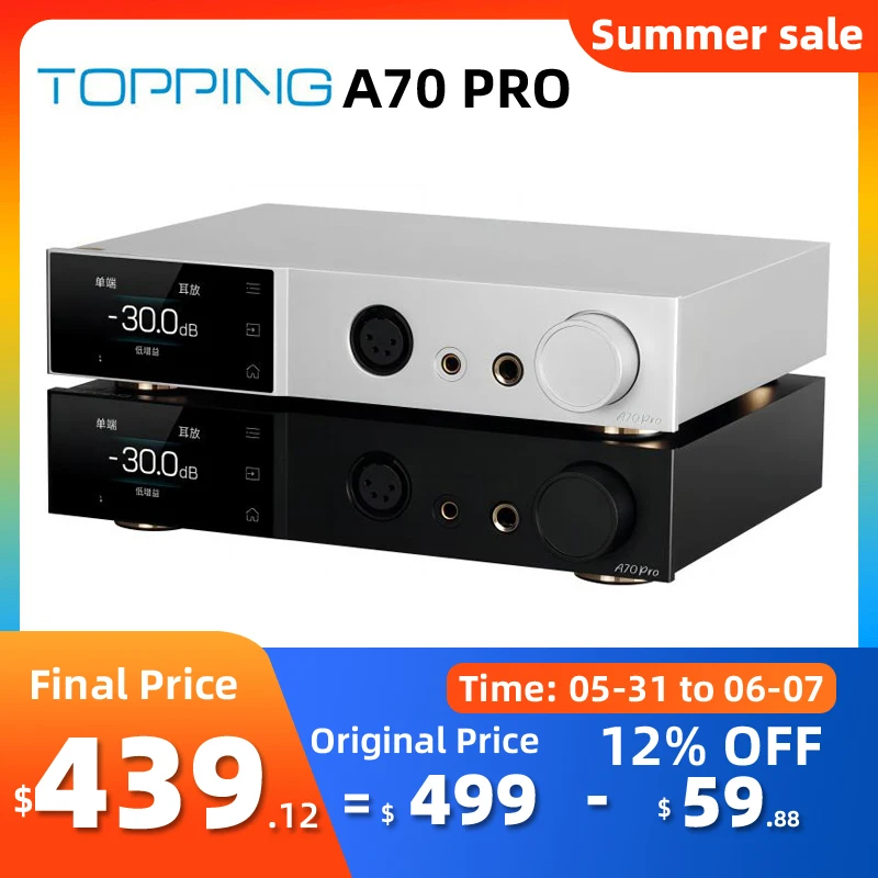 TOPPING-A70-Pro-Fully-Balanced-Headphone-Amplifier-17000mW-2-Relay ...