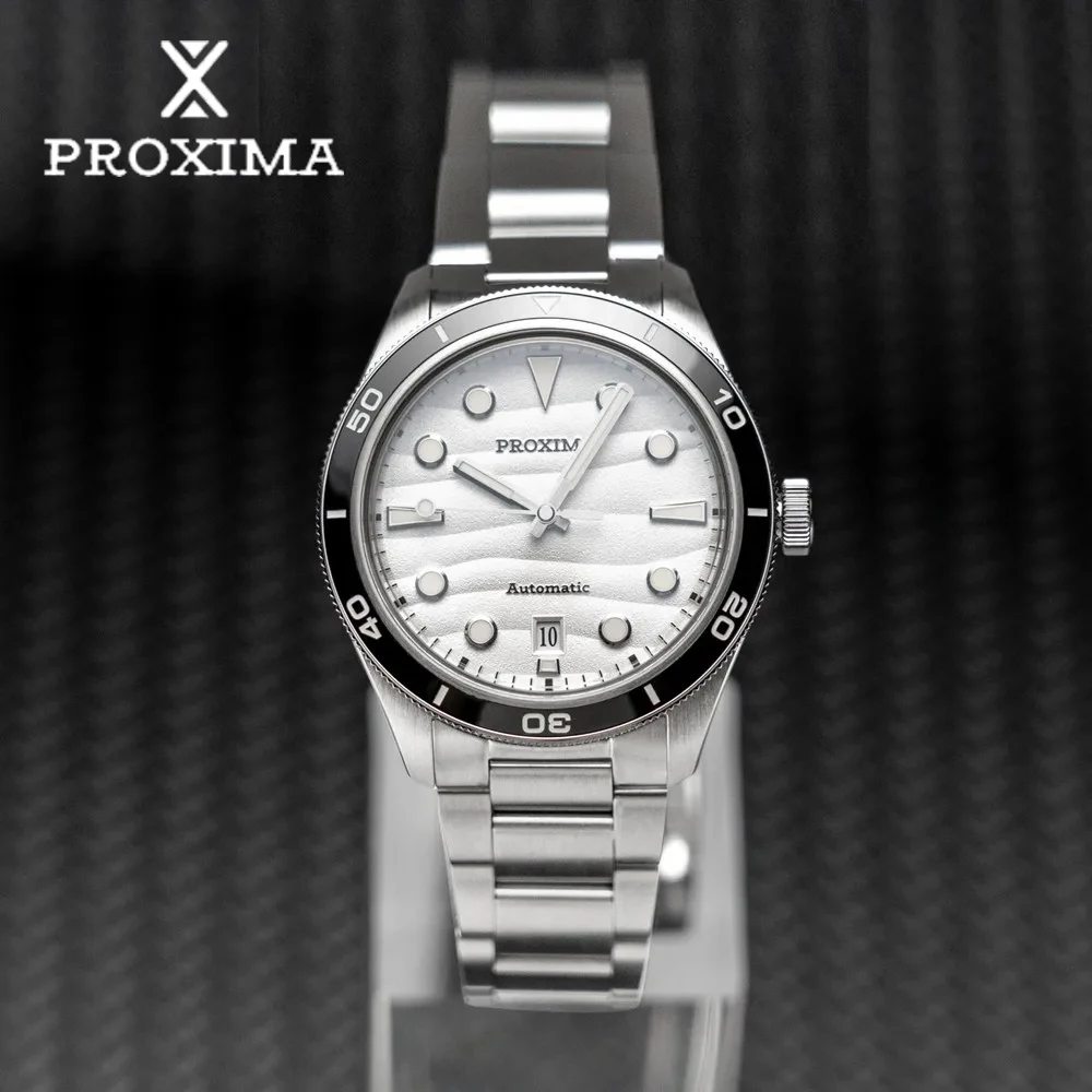 Proxima-PX1697-SM-39mm-Men-Watch-Desert-Texture-Dial-Bubble-Sapphire ...