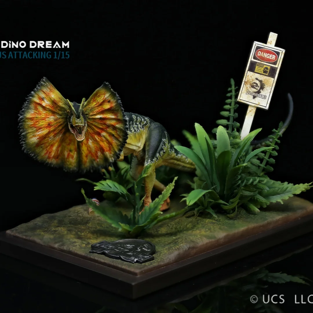 Dino Dream Dilophosaurus Jurassic Dinosaur Model Toys Collect ...