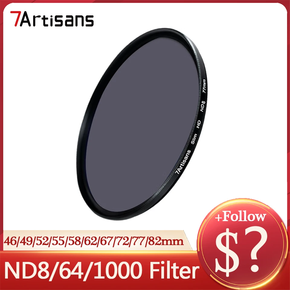 7artisans-ND8-ND64-ND1000-Filter-for-Camera-Photography-Accessories ...