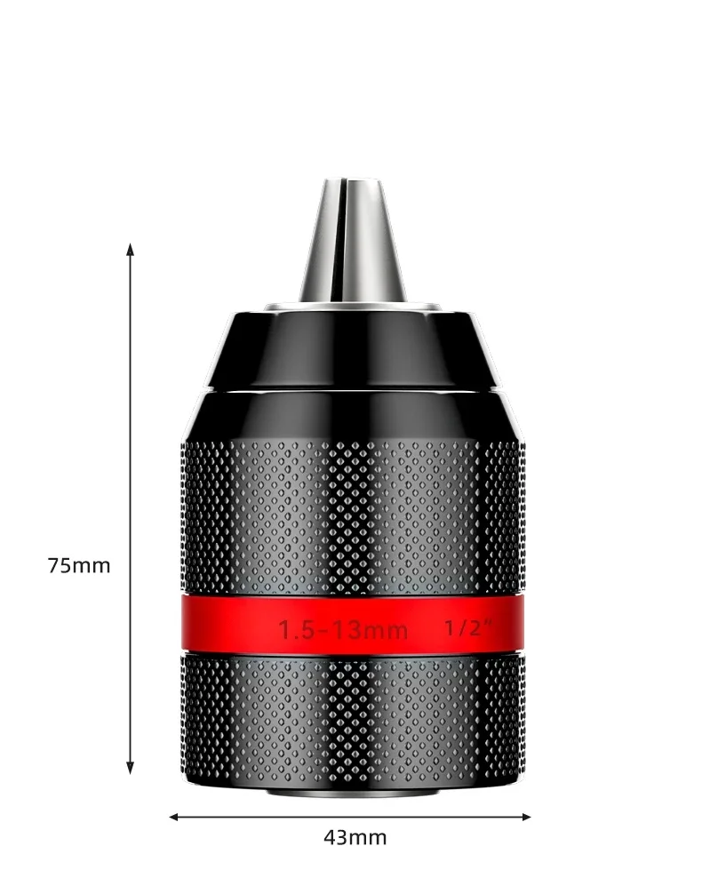 Keyless-Drill-Chuck-Quick-Change-Conversion-Adapter-3-8-Unf-Mount-2 ...