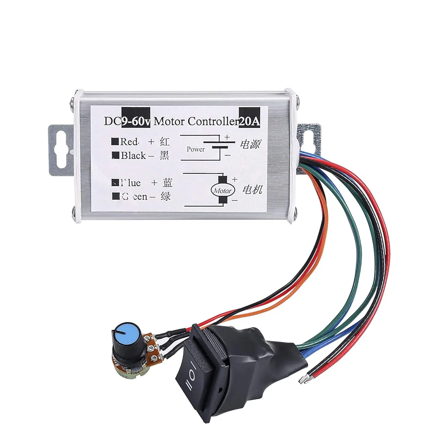 DC-Motordrehzahlregler-B-rstenmotortreiber-Steuermodul-DC-9V-60V-12V ...