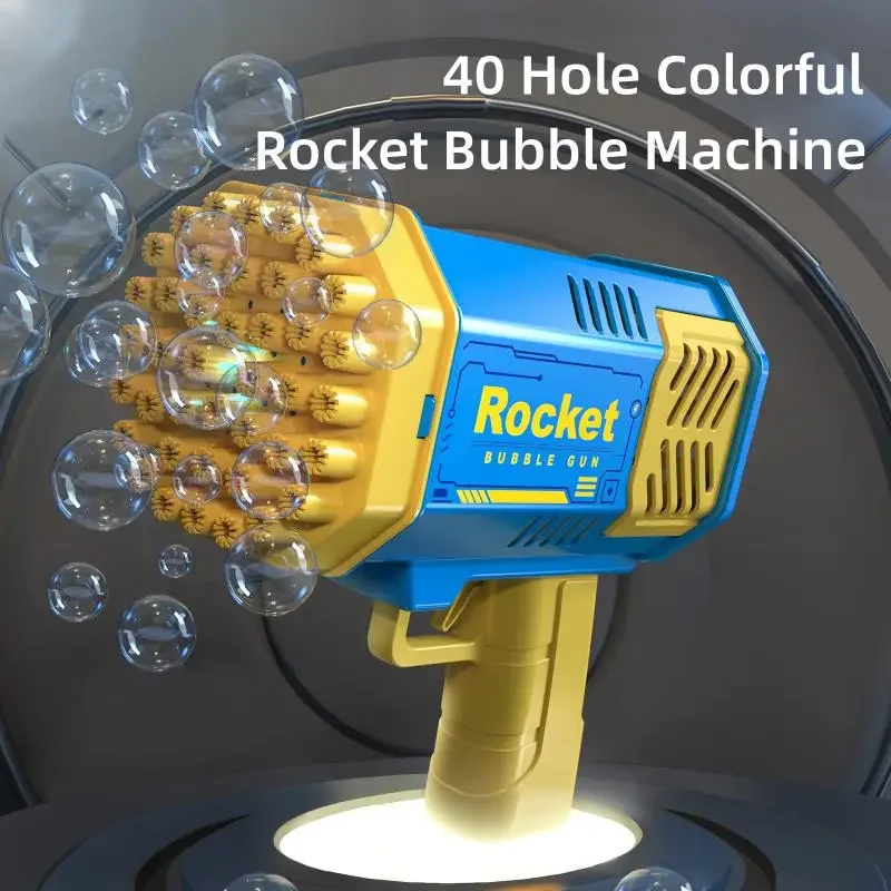 Super-Large-Handheld-Rocket-Launcher-Bubble-Gun-totalmente-autom-tico ...