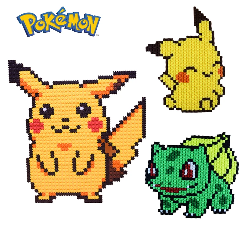8 Bit Pikachu Grid