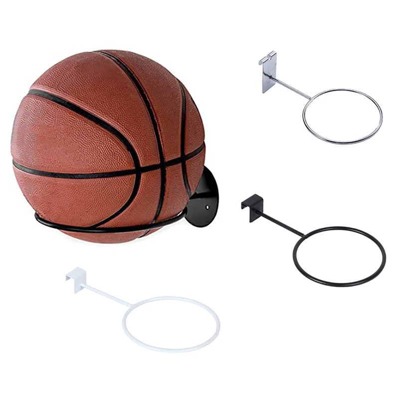 Wall-Mounted-Basketball-Storage-Rack-Iron-Multi-purpose-Football ...