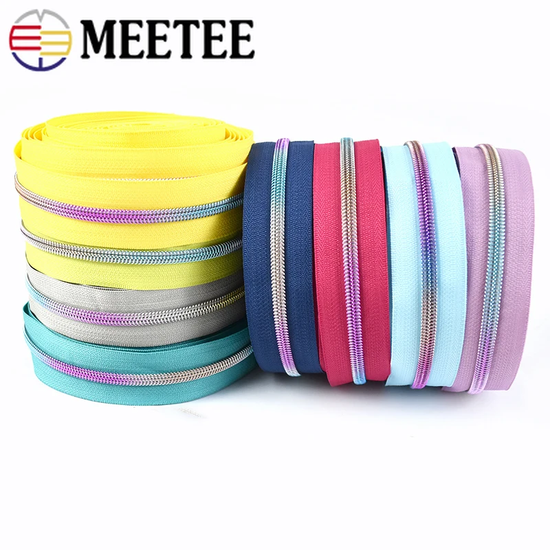 2-5-10Meters-5-Nylon-Zipper-Tapes-for-Sewing-Textile-Coat-Luggage ...