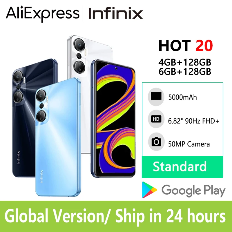 Infinix-HOT-20-4GB-128GB-Smartphone-6-82inch-90HZ-Screen-Helio-G85 ...