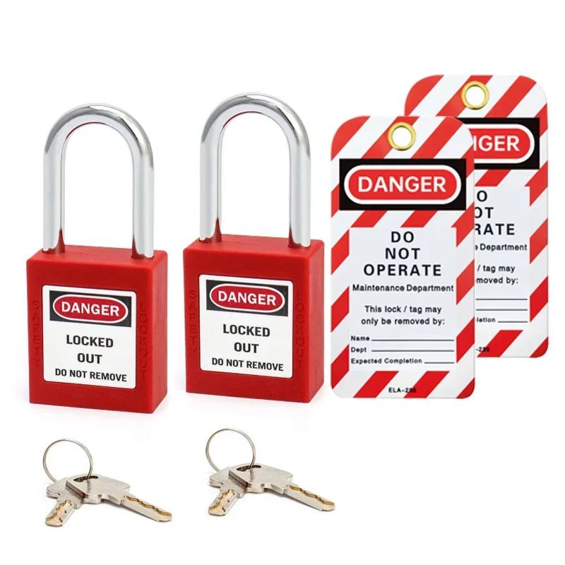 2-5PCS-Safety-Locks-Set-2-Keys-Per-Lock-with-Tag-Warning-Signs ...