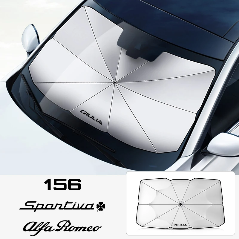 Foldable Car Sunshade Umbrella style Front Glass Sunshade For Alfa ...