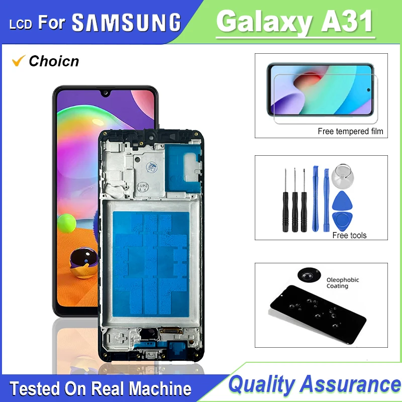 High Quality LCD For Samsung Galaxy A31 LCD Display Touch Screen ...