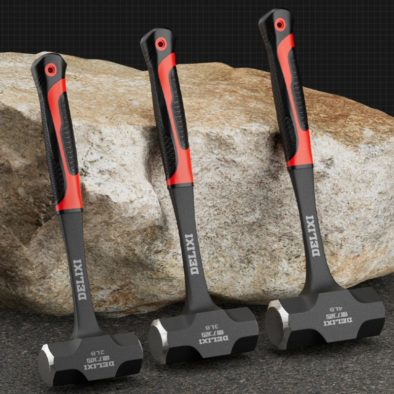 Delixi-Octagonal-Hammer-Solid-Hammer-Wall-Smashing-Tool-Heavy ...