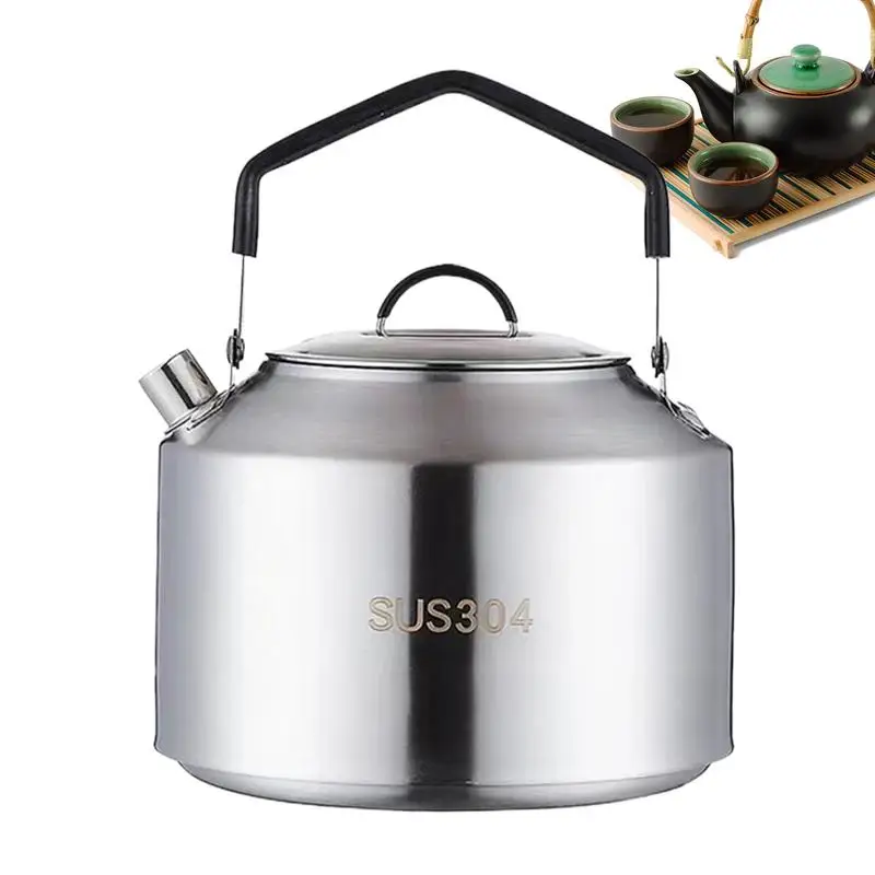 Outdoor-Stainless-Steel-Kettle-Teakettles-Locking-Handle-Camping-Hung ...