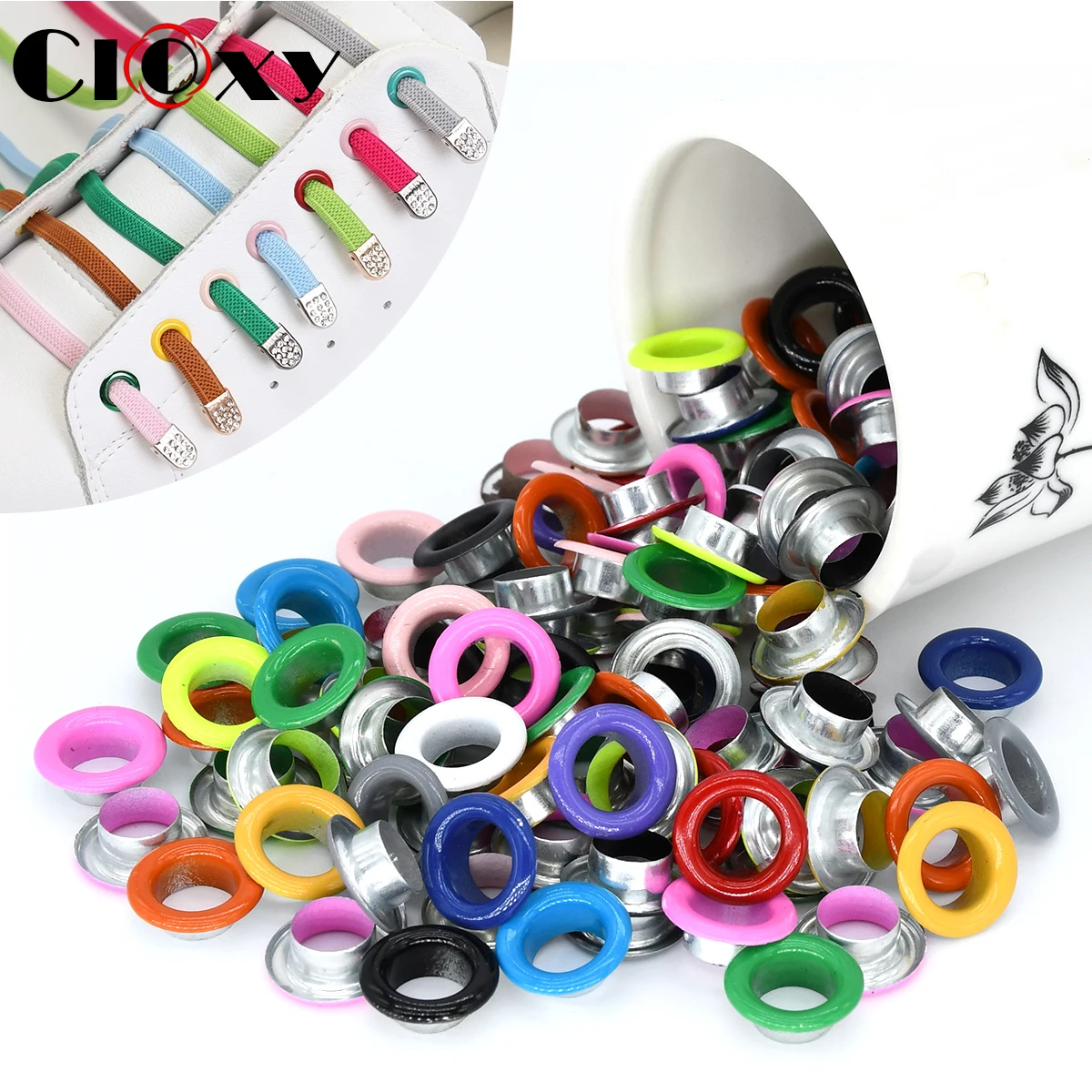 100sets-Eyelets-Grommets-with-Washers-Colored-Metal-Hole-Eye-Rings-Mix ...