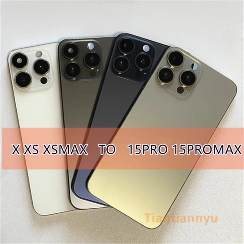For-phone-XSMAX-Like-15-Pro-Max-Housing-XSMax-To-15-ProMax-Housing-Back ...
