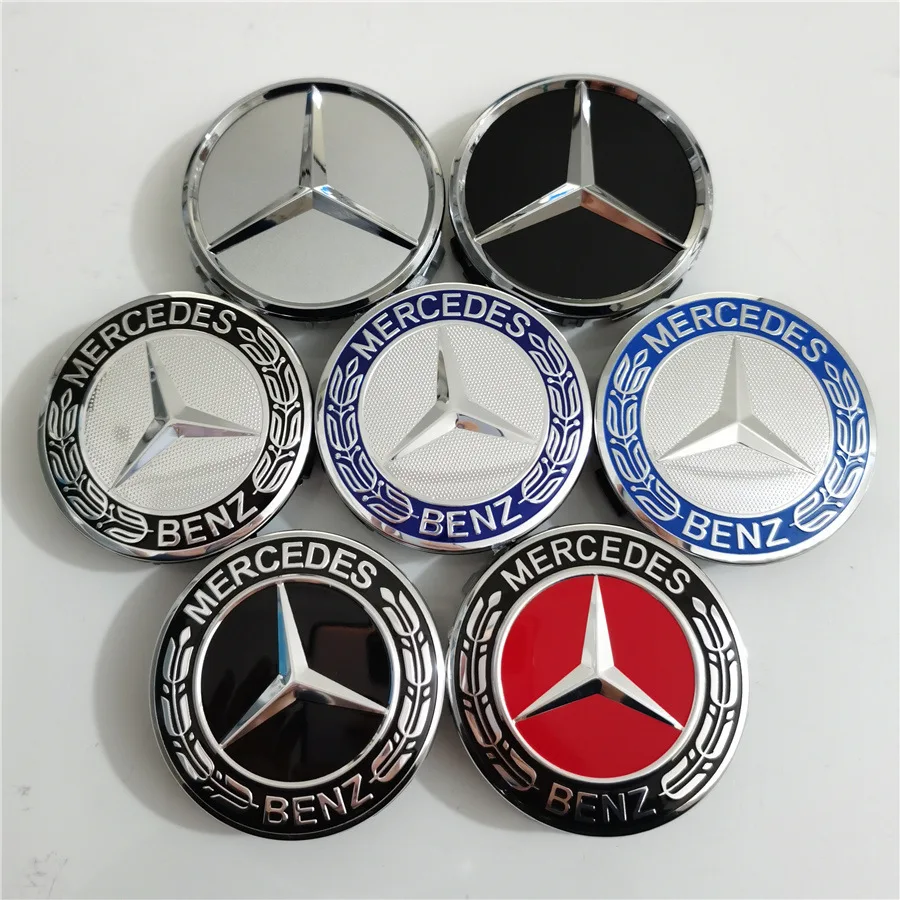4PCS-75mm-Car-Wheel-Center-Hub-Caps-Cover-for-Mercedes-Benz-B-C-E-S ...