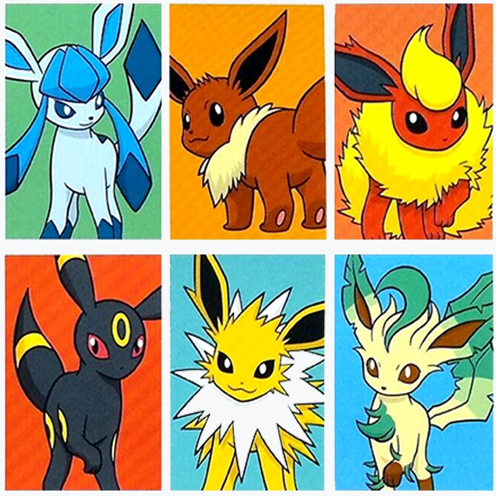 Pok-mon-5D-DIY-Diamond-Art-Painting-Cartoon-Eevee-Full-Round-Diamond ...
