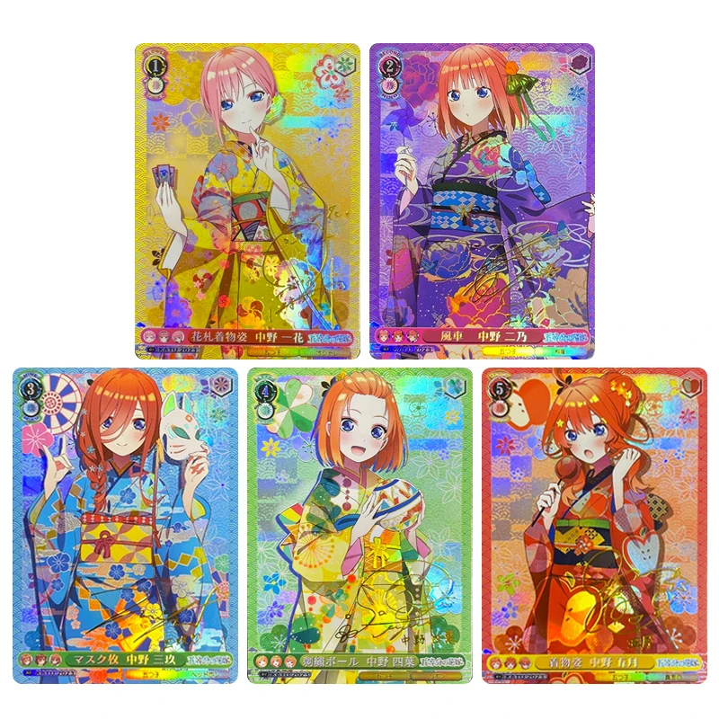 DIY-The-Quintessential-Quintuplets-5pcs-set-collection-flash-card ...