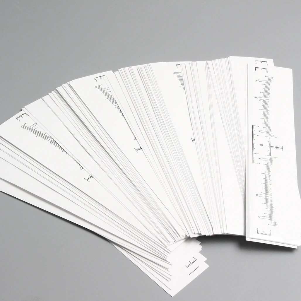 100Pack-Eyebrow-Ruler-Sticker-Disposable-Brow-Ruler-Microblading ...