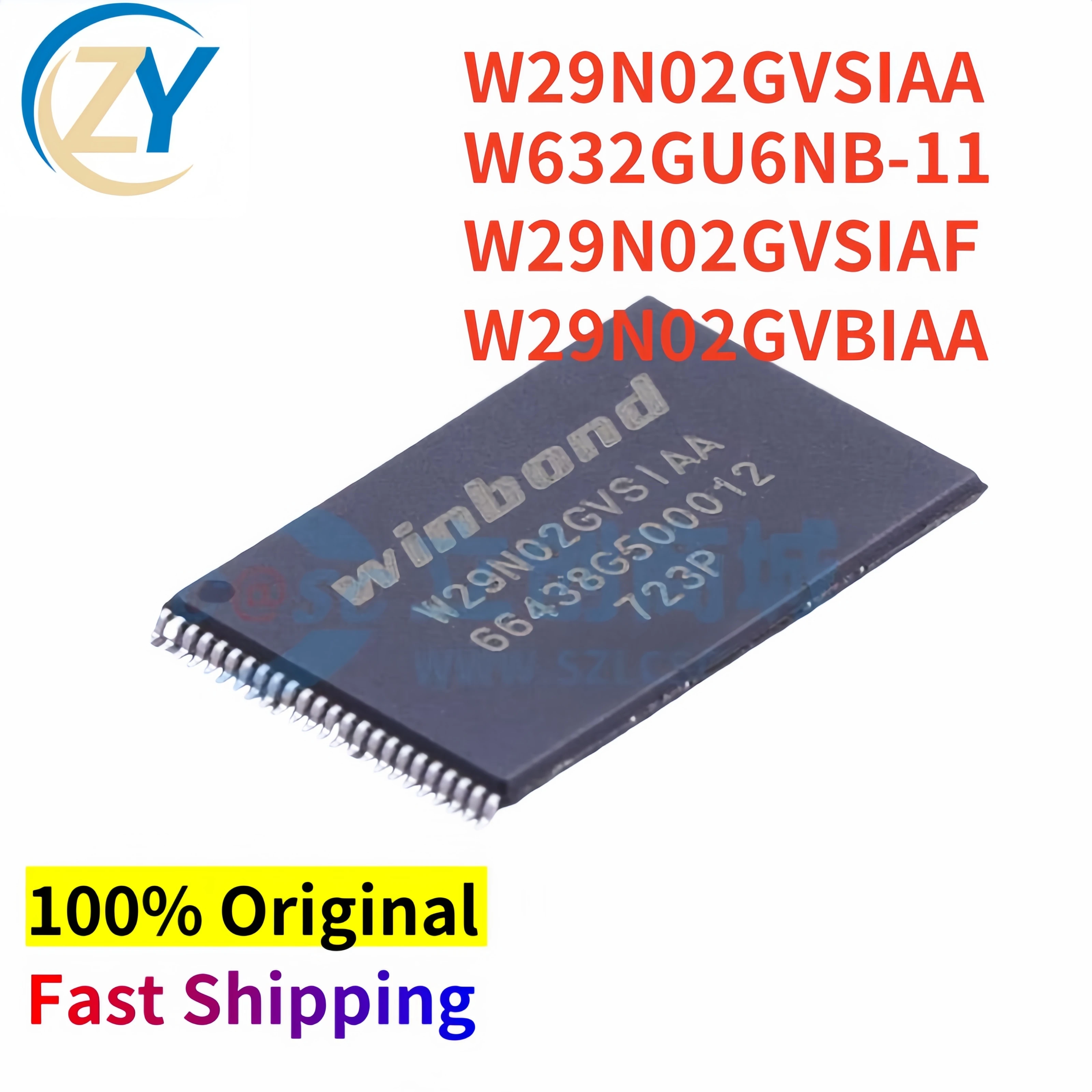 100-Original-W29N02GVSIAA-BGA-96-W632GU6NB-11-2Gbit-W29N02GVSIAF ...