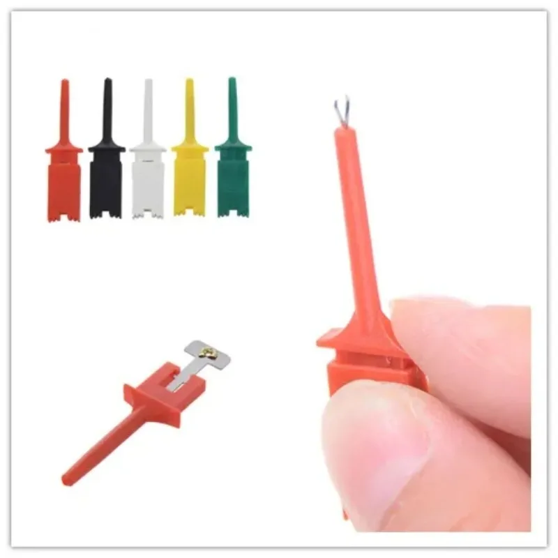 10pcs SMD IC Test Hook Clip Grabbers PCB Probe for Electronic Component ...