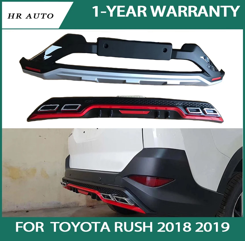 Cocok-untuk-Toyota-Rush-2018-2019-Bumper-Pelindung-Tubuh-Kit-Mobil ...