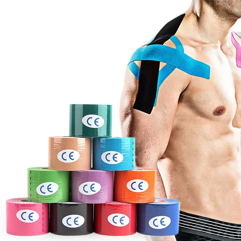 5CM-5M-Kinesiology-Tape-Muscle-Patch-Sports-Bandage-Athletic-Recovery ...