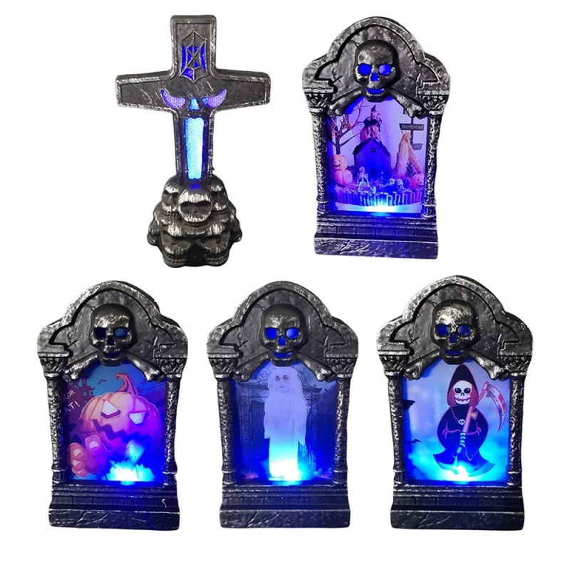 Halloween-Tombstone-Decorations-LED-Light-Up-for-Halloween-Party ...