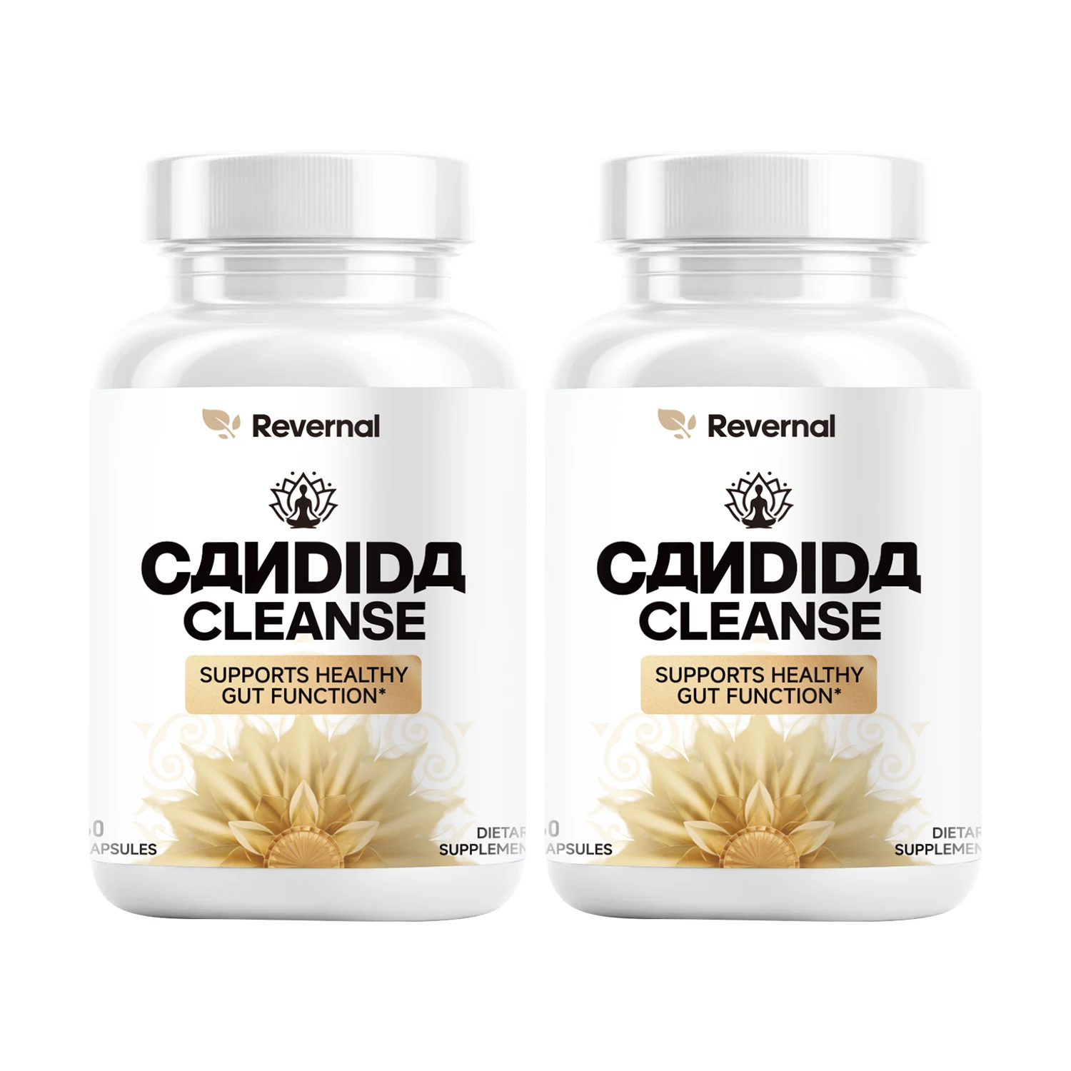 Candida Cleanse - Apoyo intestinal y de colon (60 cápsulas) - Para ...
