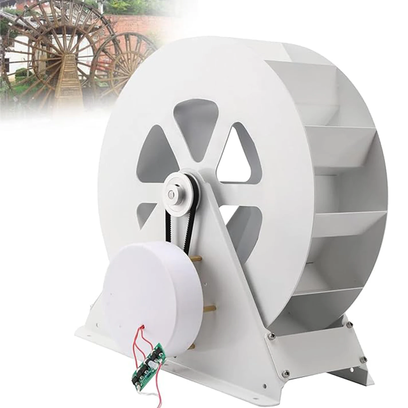 Water-Turbine-Generator-Waterwheel-Hydroelectric-Generator-Low-speed ...
