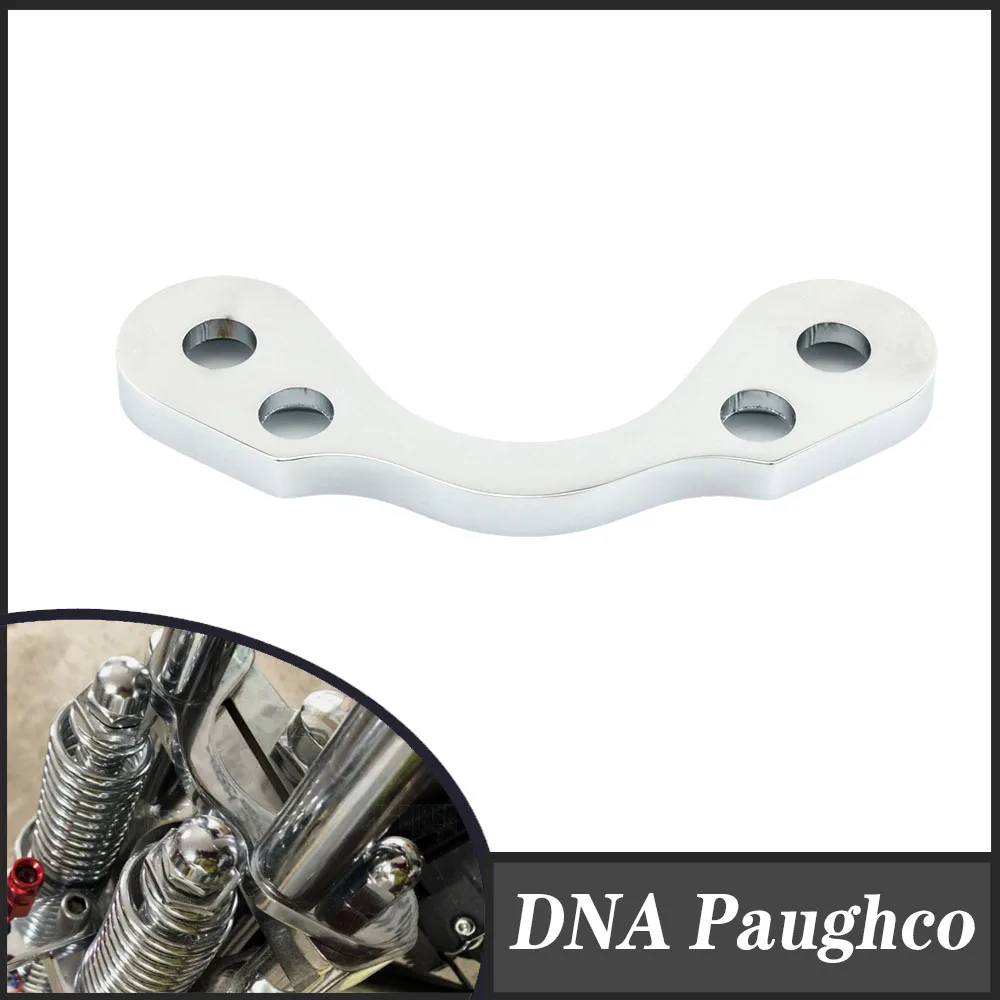 Springer-Handlebar-Tree-Adapter-Top-Clamp-3-5-Wide-Riser-FOR-Harley-DNA ...